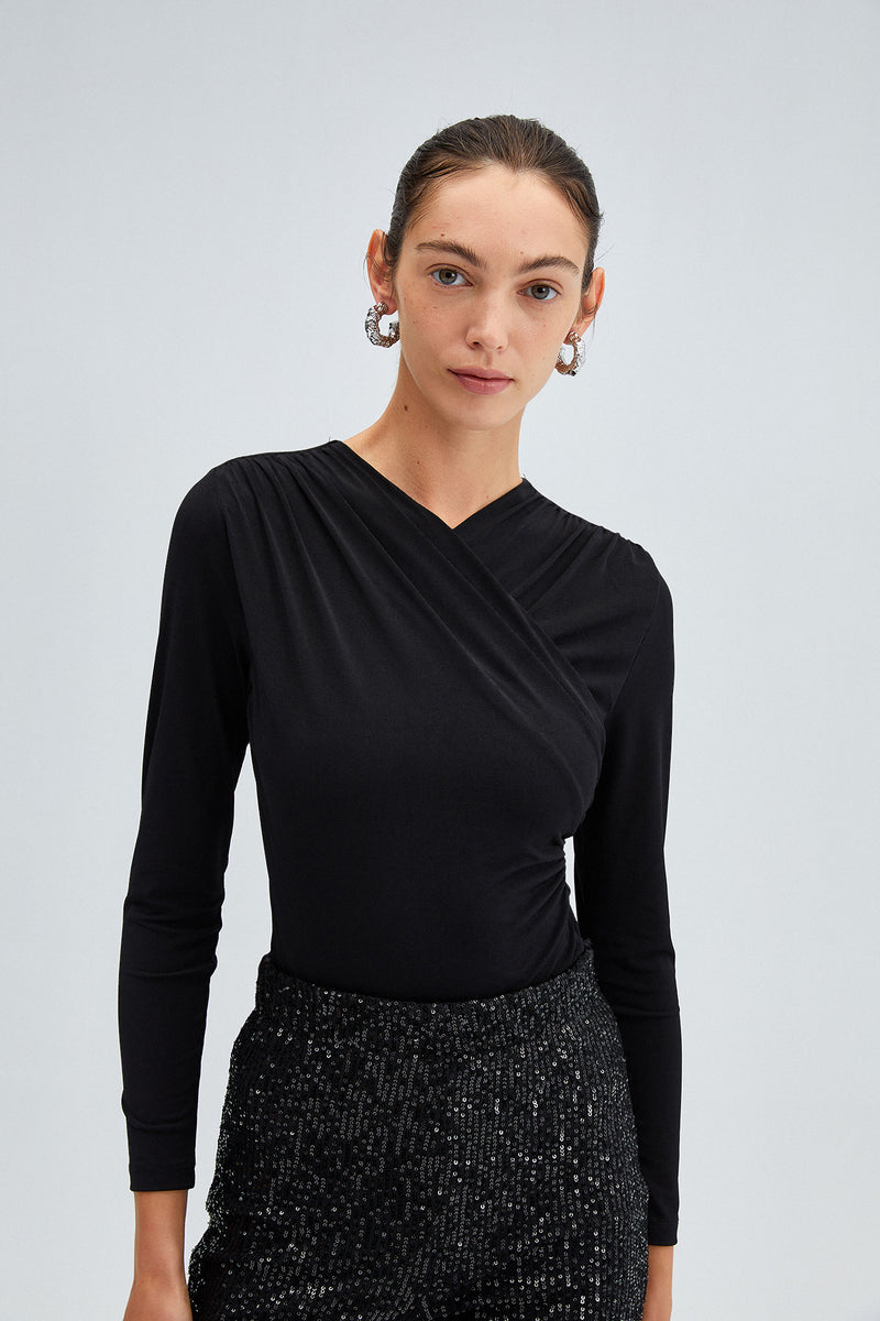 DRAPED BODYSUIT – Touche Prive International