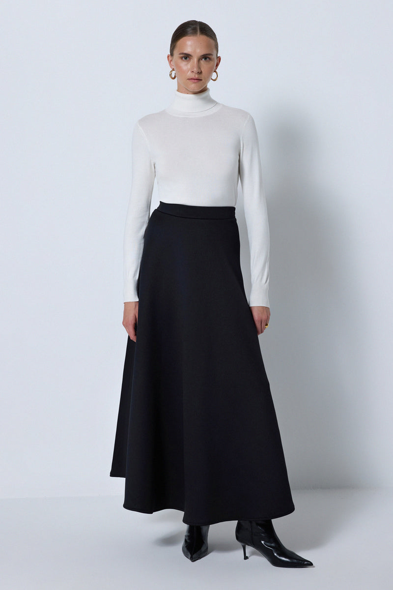 PUFF SCUBA A-LINE SKIRT – Touche Prive International