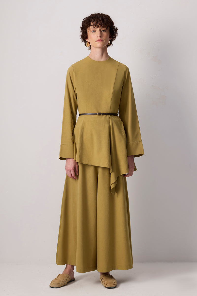 BELT DETAILED TUNIC PANTS SET – Touche Prive International
